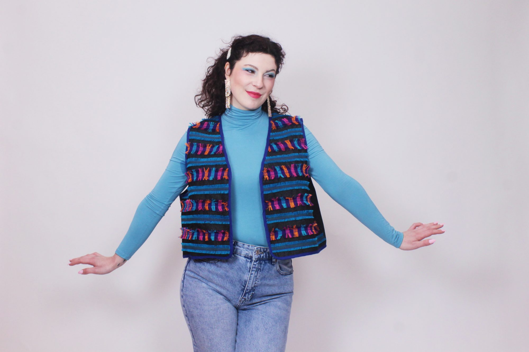 'Crazy for you' Fringed Waistcoat - Ashley Jess Knight